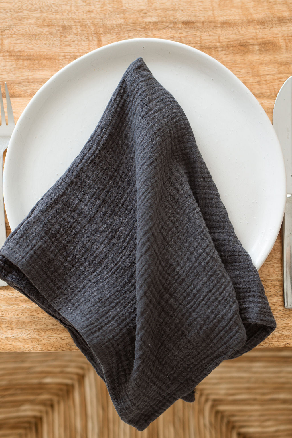 indigo cotton napkin – Table Threads