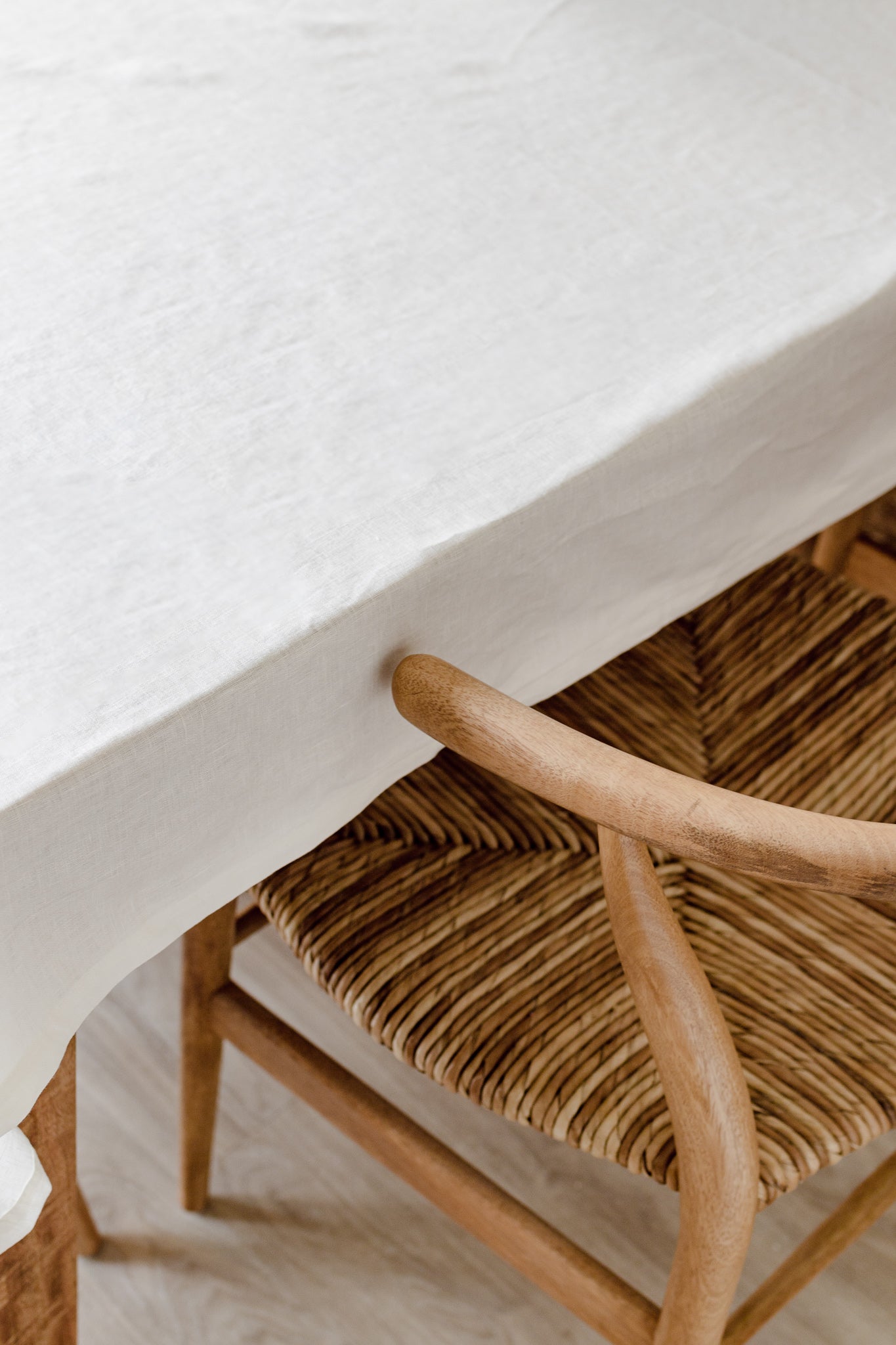 ivory white linen tablecloth – Table Threads